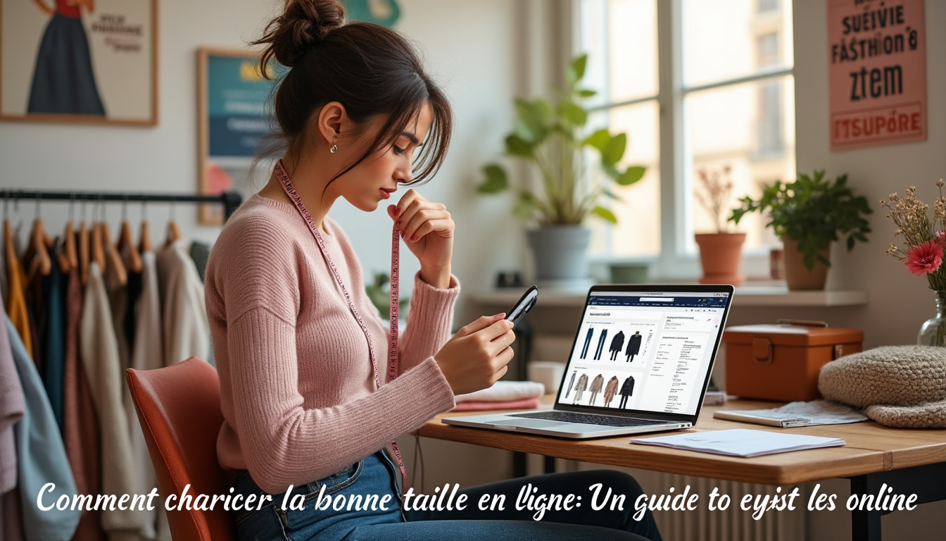 Guide Pratique : Choisir la Taille Parfaite en Ligne